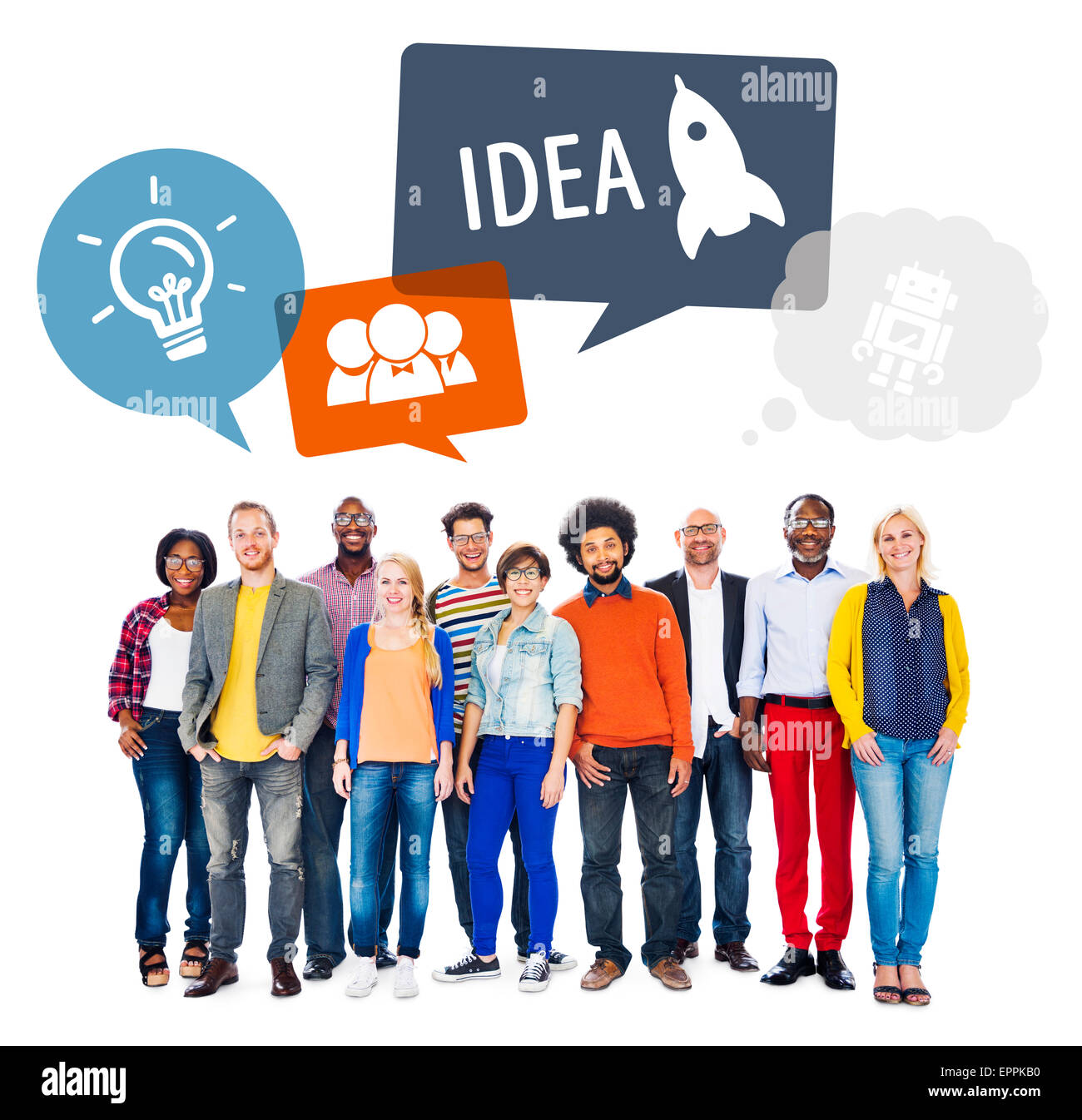 Idea people Cut Out Stock Images & Pictures - Alamy