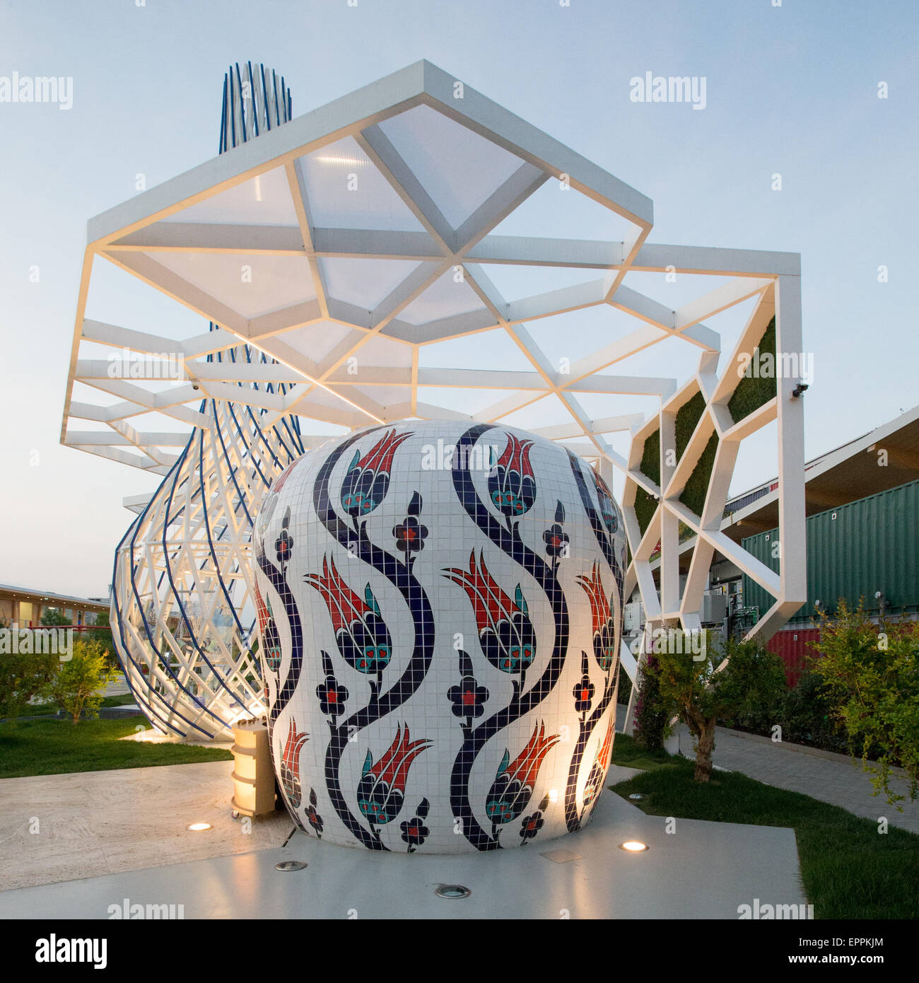Turkey pavilion, Expo 2015 Milan Stock Photo - Alamy