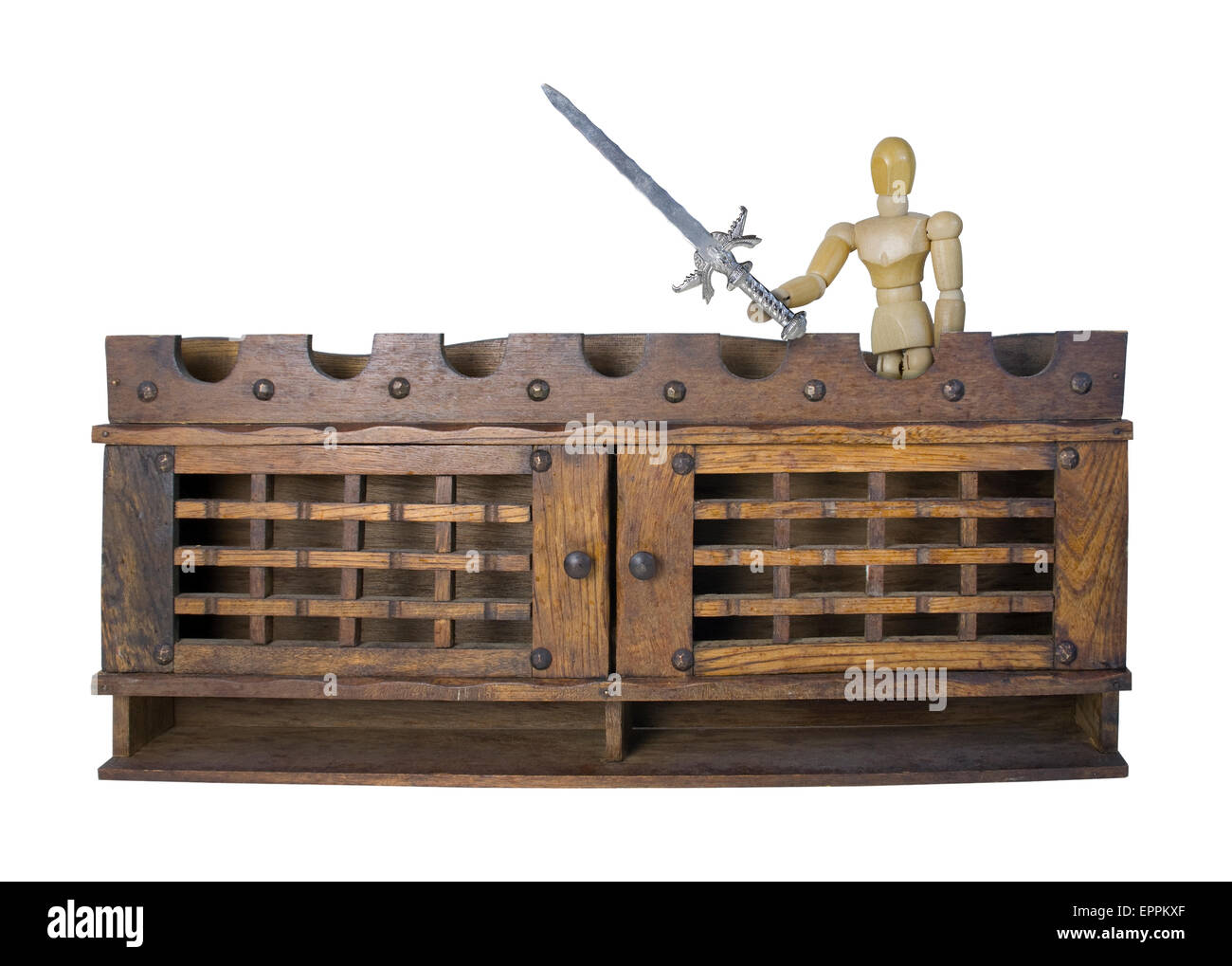 Battle worn knight Cut Out Stock Images & Pictures - Alamy