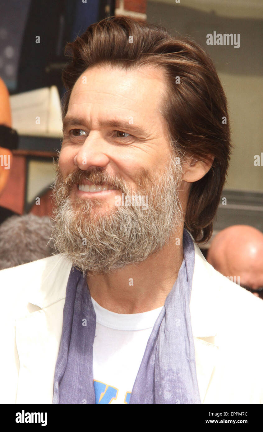 New York, New York, USA. 20th May, 2015. Comedian JIM CARREY attends ...