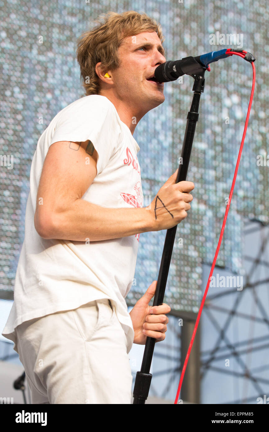 Irvine, California, USA. 16th May, 2015. Singer AARON BRUNO (aka AWOL ...