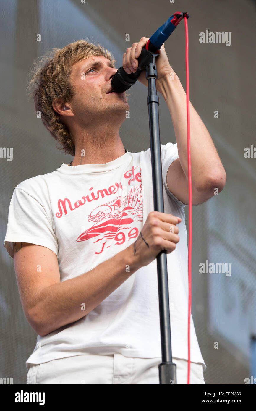 Irvine, California, USA. 16th May, 2015. Singer AARON BRUNO (aka AWOL ...