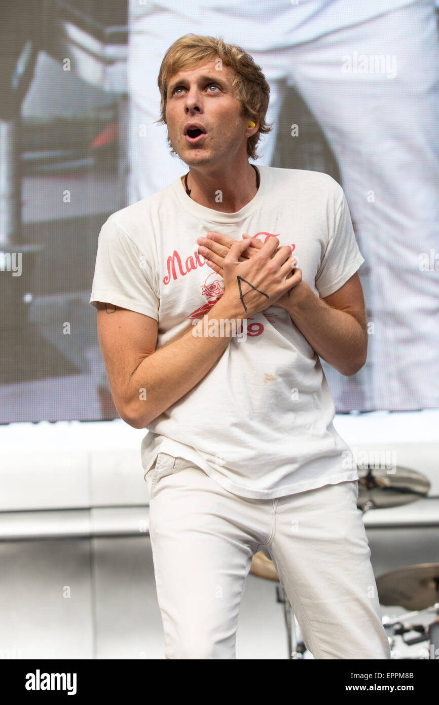 Irvine, California, USA. 16th May, 2015. Singer AARON BRUNO (aka AWOL ...