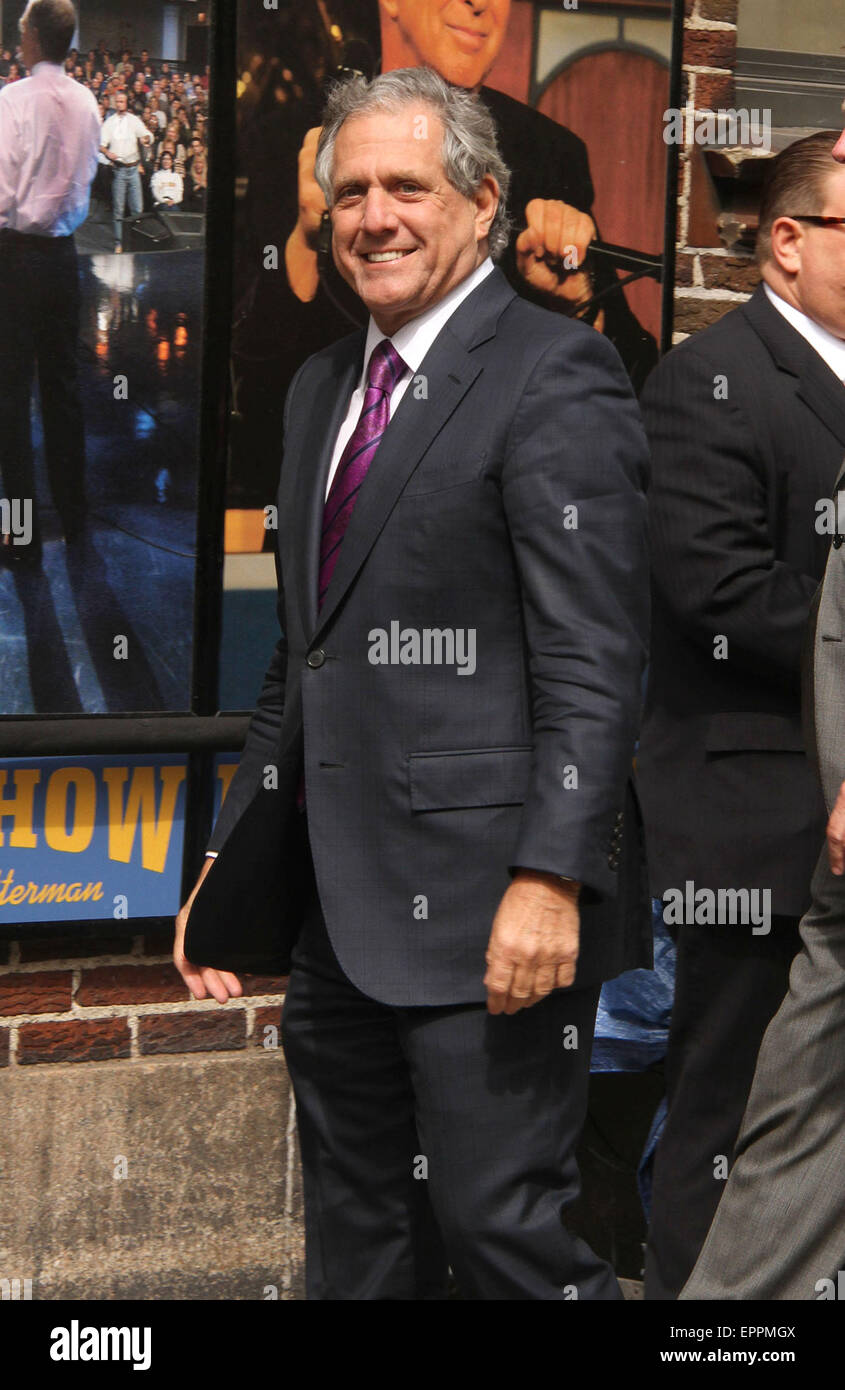New York, New York, USA. 20th May, 2015. LES MOONVES attends the final ...