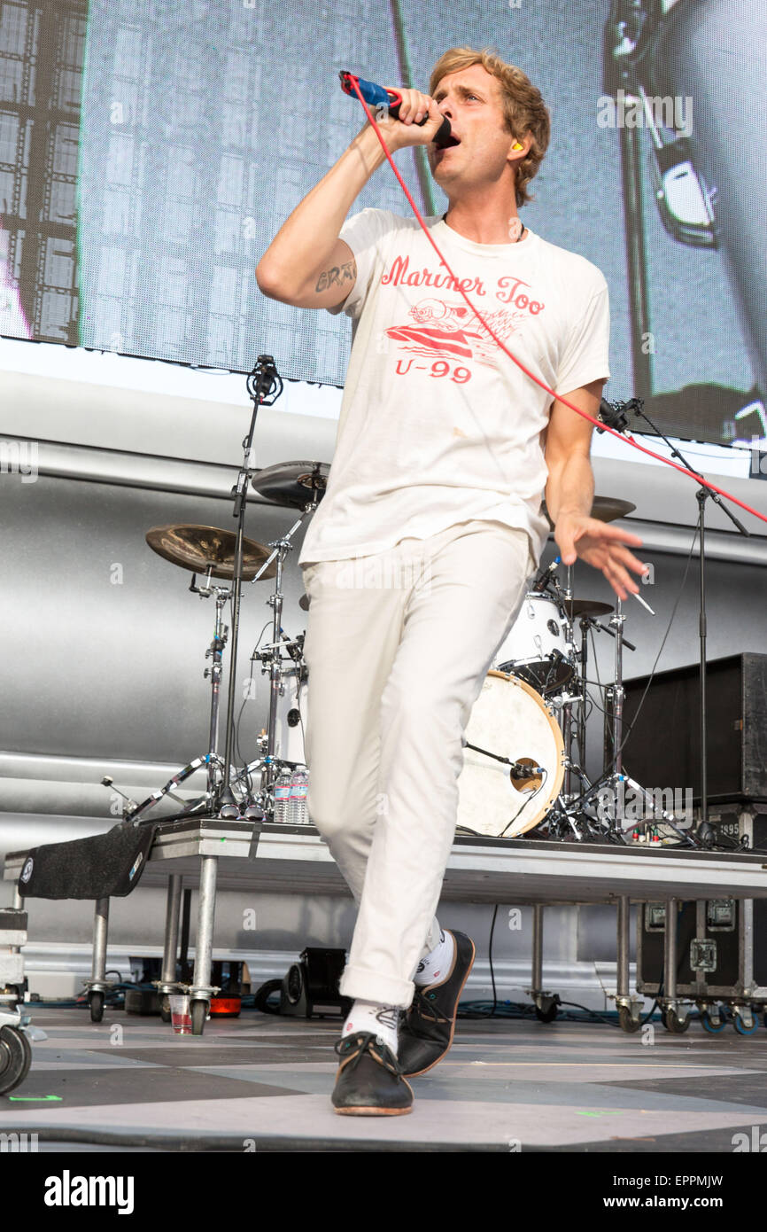 Irvine, California, USA. 16th May, 2015. Singer AARON BRUNO (aka AWOL ...