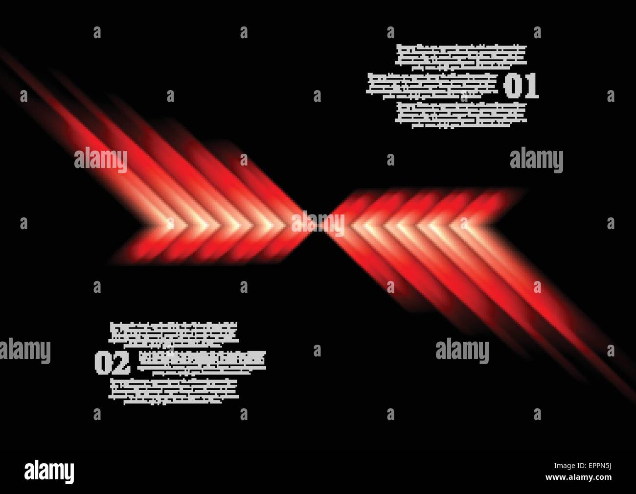 Glow red arrows abstract background. Vector design Stock Vector Image ...