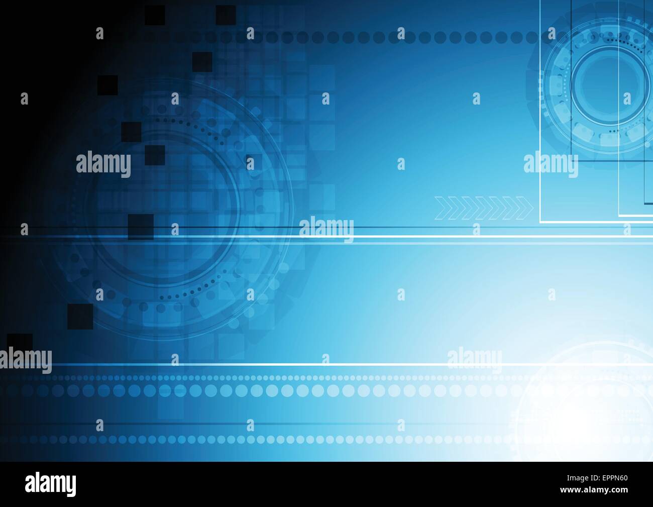 Shiny blue technology background. Vector design Stock Vector Image ...