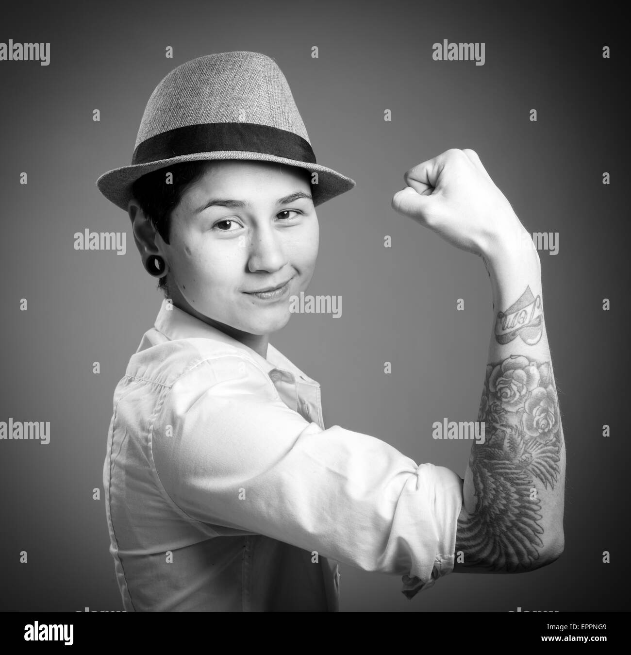 Miniature people car Black and White Stock Photos & Images - Alamy