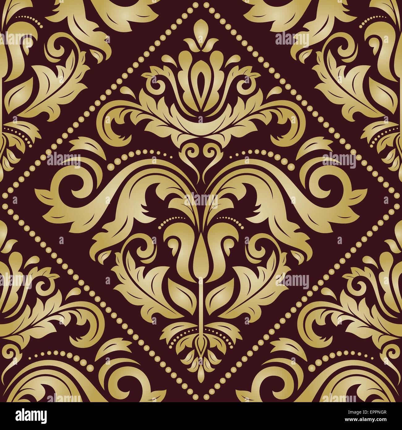 Seamless Orient Vector Background Stock Vector Image & Art - Alamy