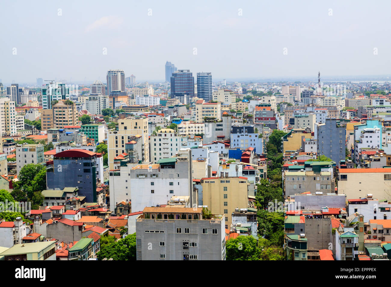 Hanoi cityscape at afternoon Stock Photo - Alamy