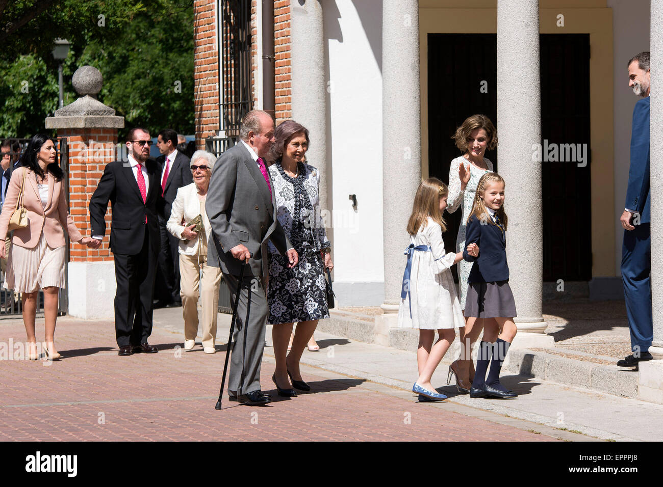 First communion princess leonor spain hi-res stock photography and ...