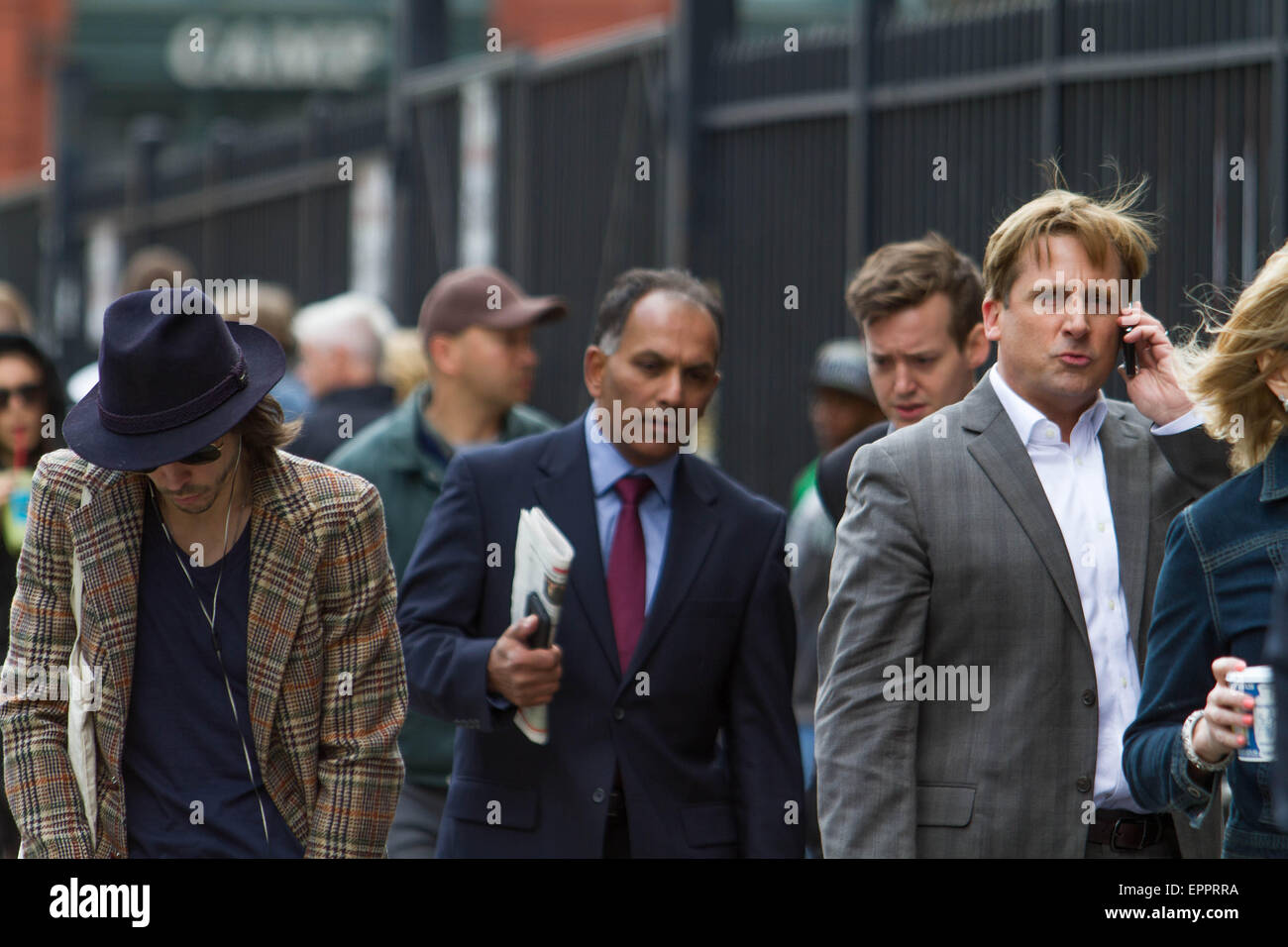 New York, NY, US, USA. 20th May, 2015. Steve Carell on the streets of ...