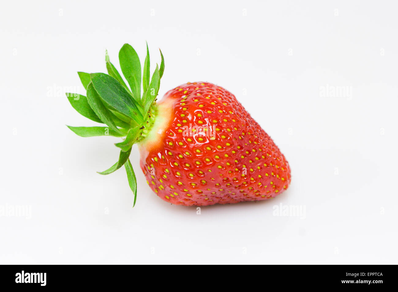 Strawberry isolated on white background Stock Photo - Alamy