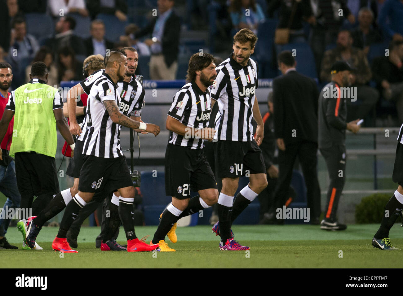 Rome, Italy. 20th May, 2015. Juventus team group Football/Soccer ...