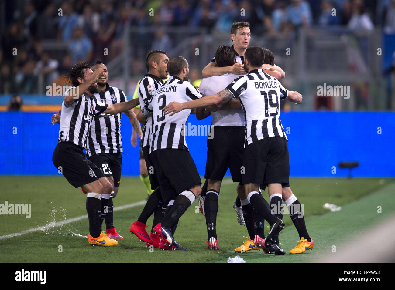 Rome, Italy. 20th May, 2015. Juventus team group Football/Soccer ...