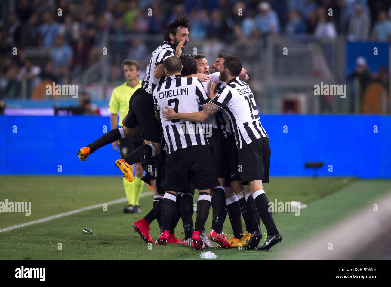 Rome, Italy. 20th May, 2015. Juventus team group Football/Soccer ...