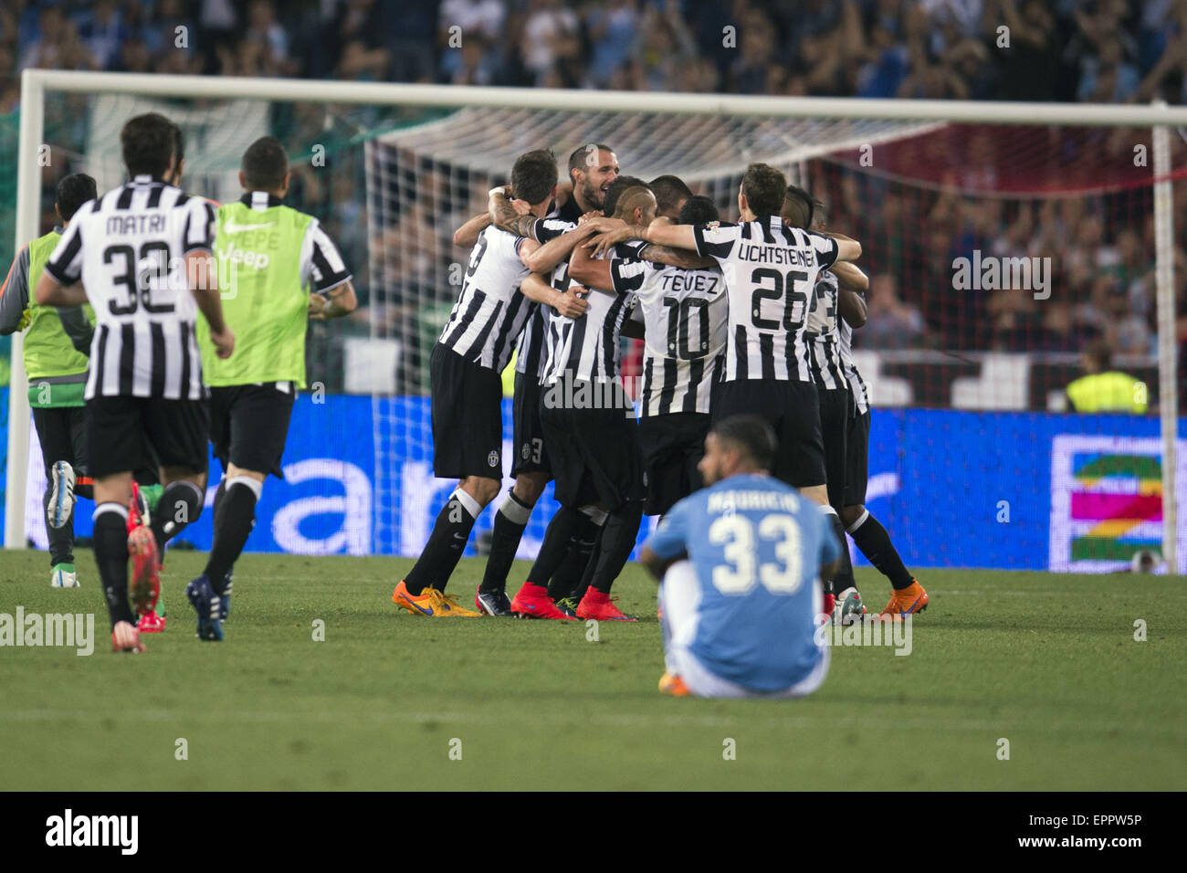 Rome, Italy. 20th May, 2015. Juventus team group Football/Soccer ...