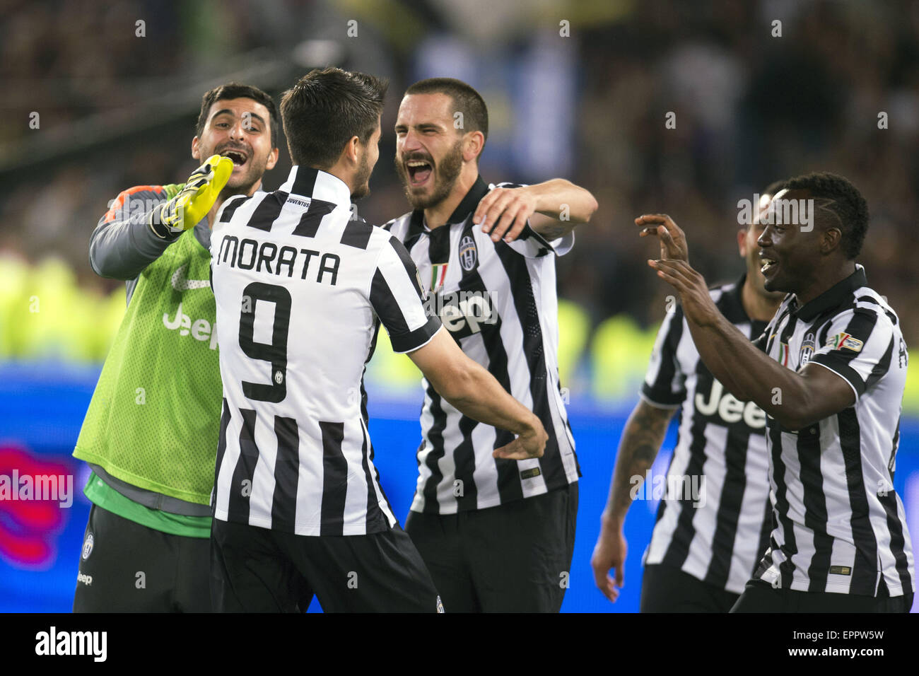 Rome, Italy. 20th May, 2015. Juventus team group Football/Soccer ...