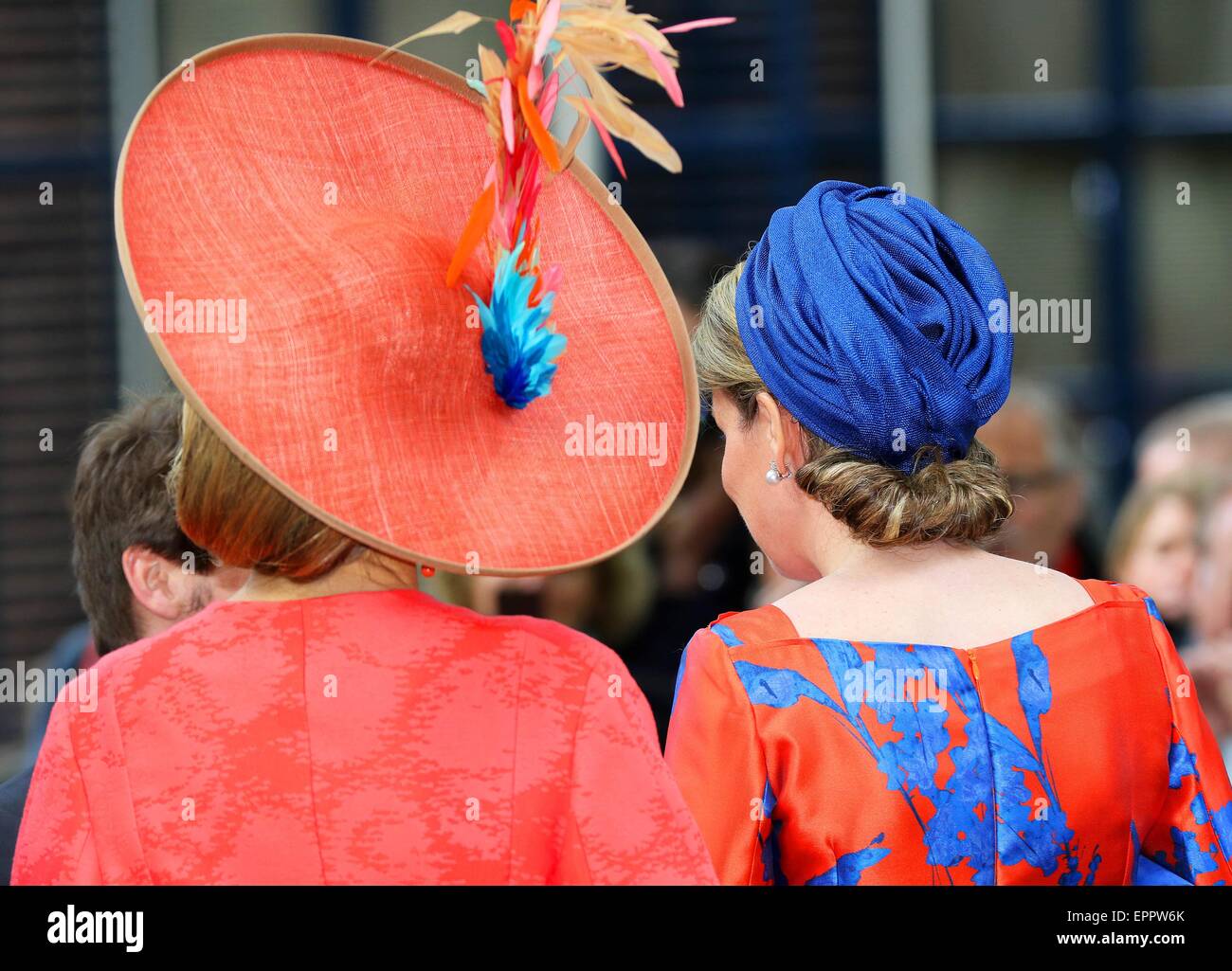 The Hague, The Netherlands. 20th May, 2015. Belgian Queen Mathilde (R ...