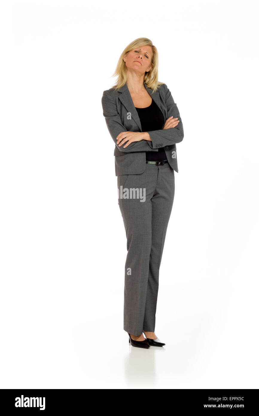 Model isolated on plain background in studio Stock Photo - Alamy