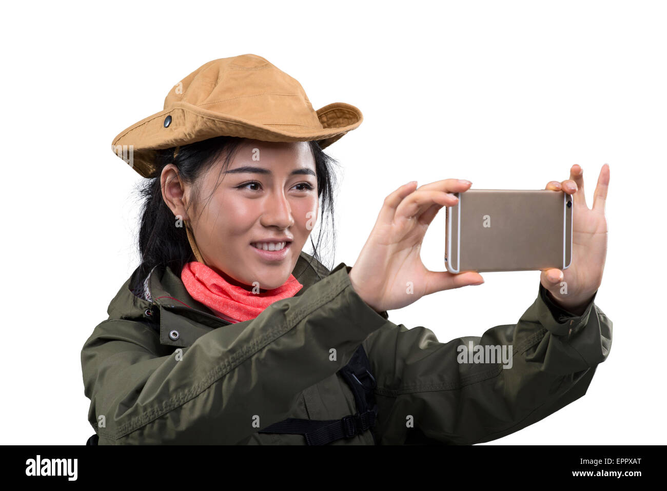 Young beautiful female taking hi-res stock photography and images - Alamy