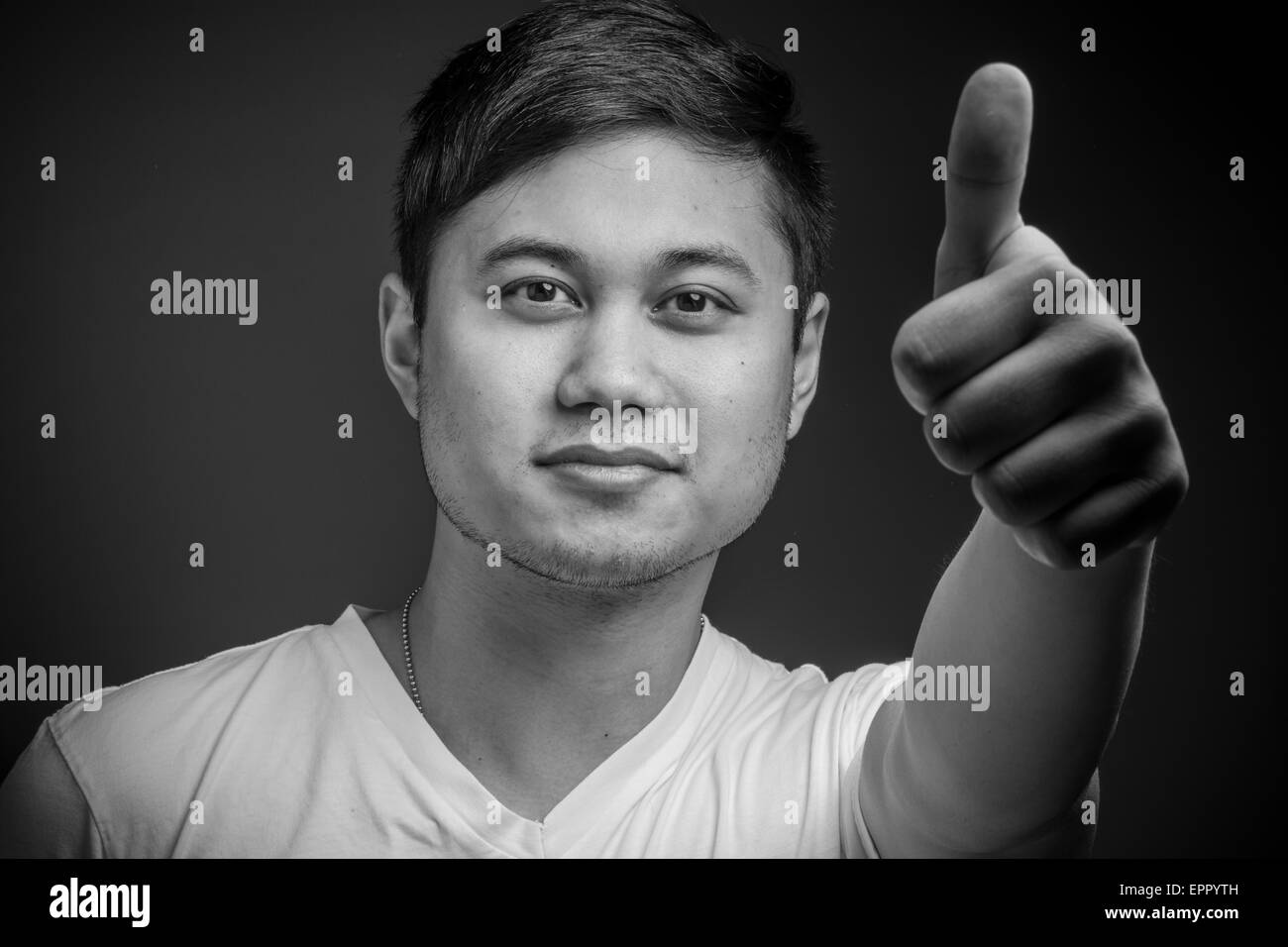 Model isolated thumbs up success Stock Photo - Alamy Model isolated thumbs up success Stock Photo - Alamy