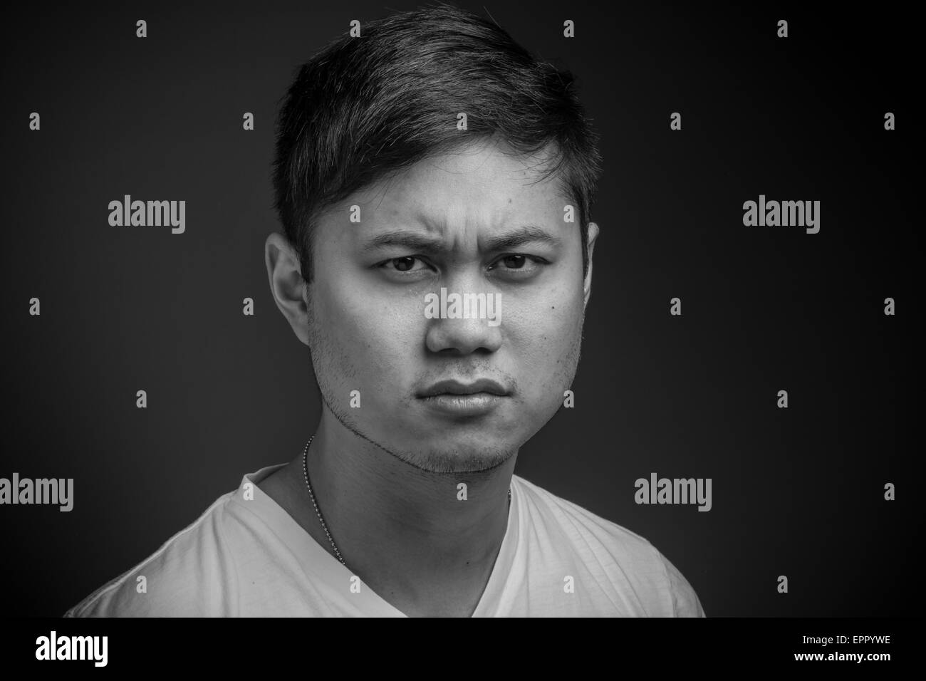 Model sadness upset worried Stock Photo - Alamy