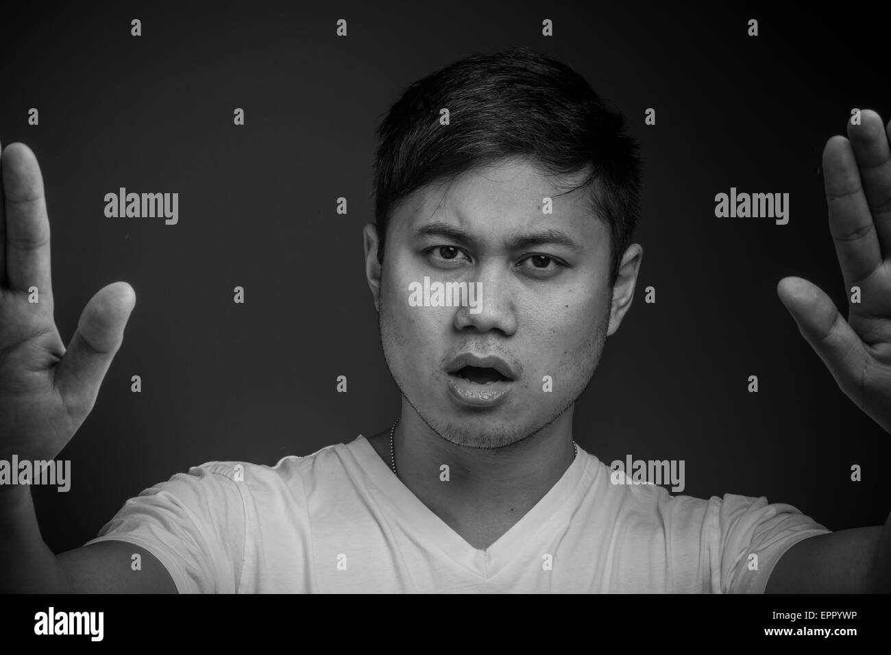 Stop sign hand out hi-res stock photography and images - Alamy