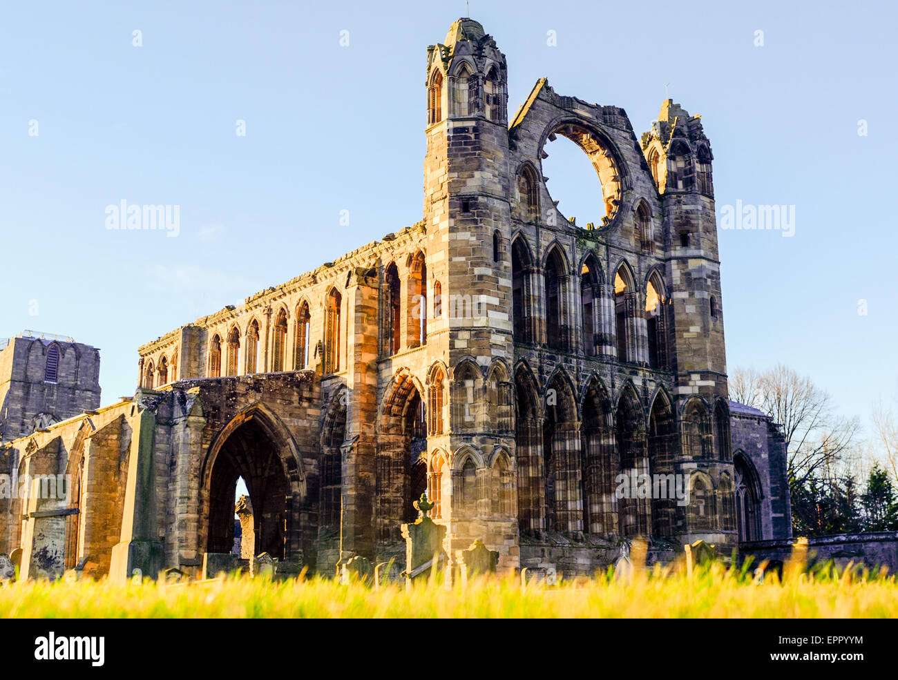Elgin cathedral ruins hi-res stock photography and images - Alamy