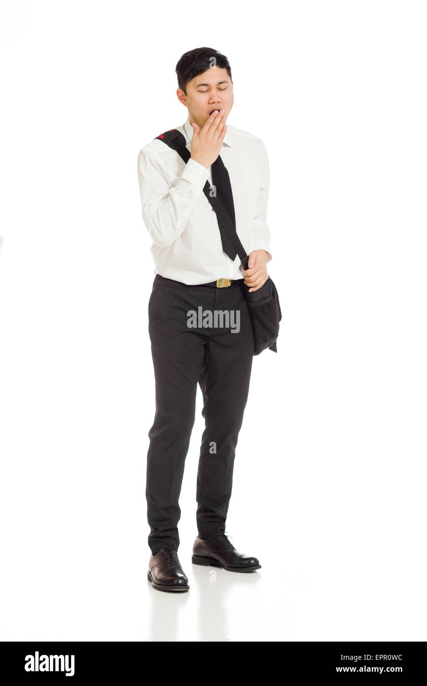 Model isolated on plain background in studio Stock Photo - Alamy