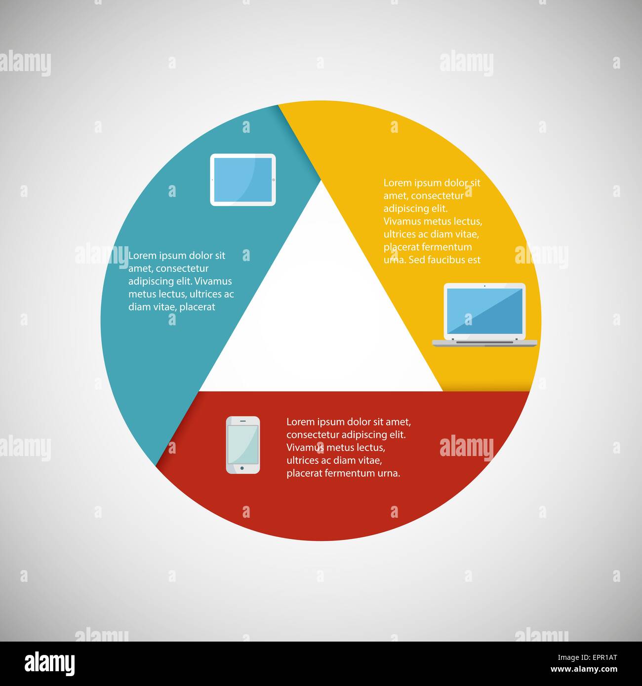 Modern infographics illustration IT tehnology. Gadgets with ...