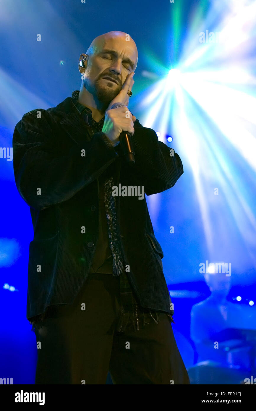 Tim Booth fronting James headlining at the SSE Hydro in the SECC campus ...