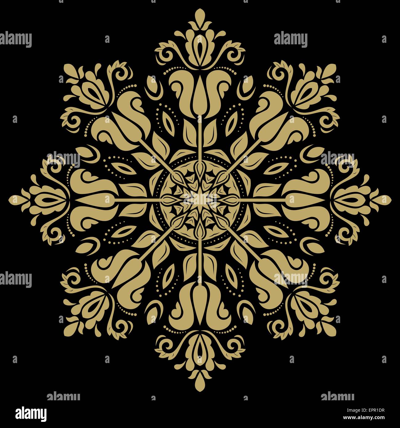 Floral Vector Abstract Pattern Stock Vector Image & Art - Alamy