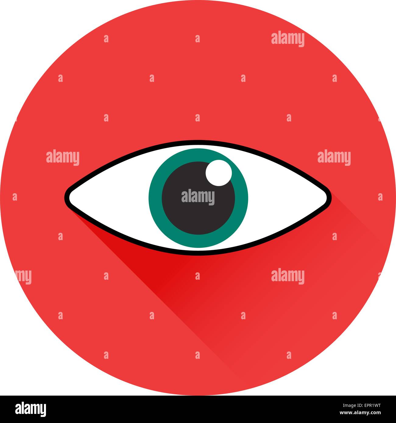 Shadow eye Stock Vector Images - Alamy