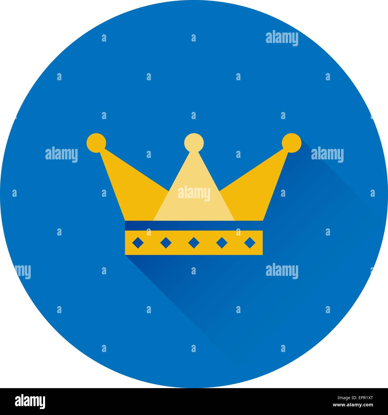 Vector crown icon. Symbol of power and success. Trendy flat design ...