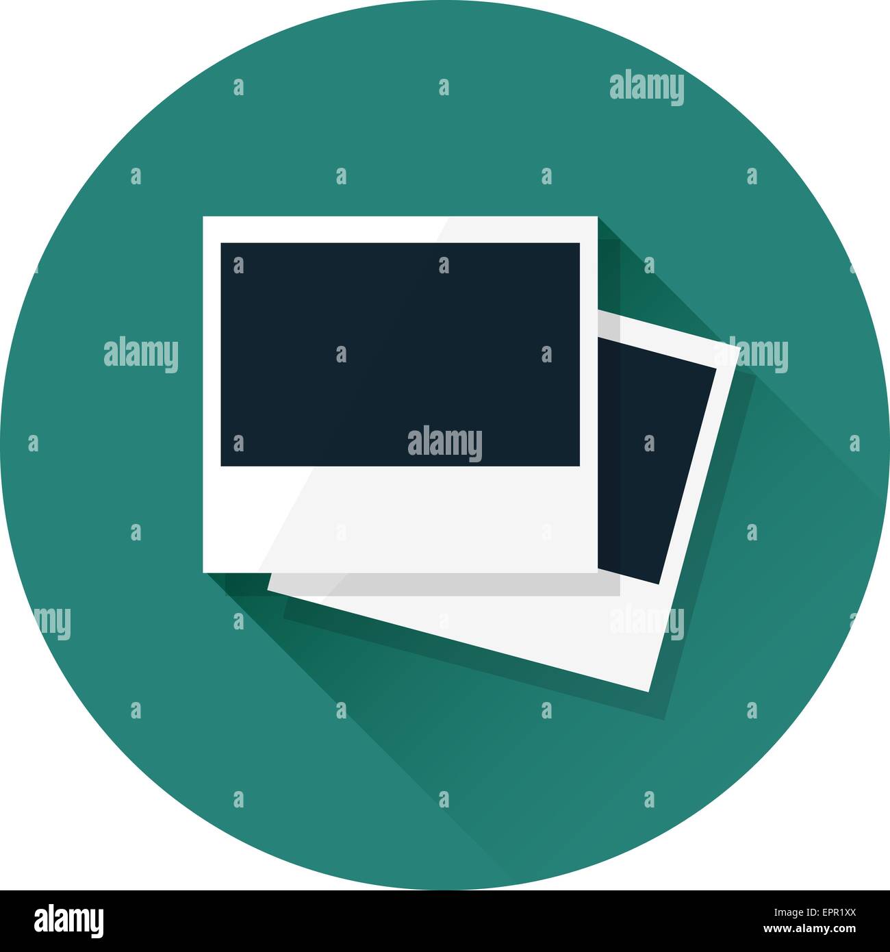 Modern empty green photo Stock Vector Images - Alamy