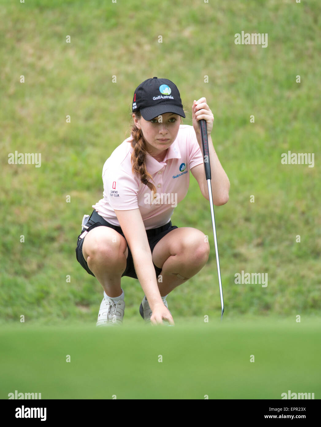 Hong Kong. 21st May, 2015. Rebecca Kay from Queensland Australia on the ...