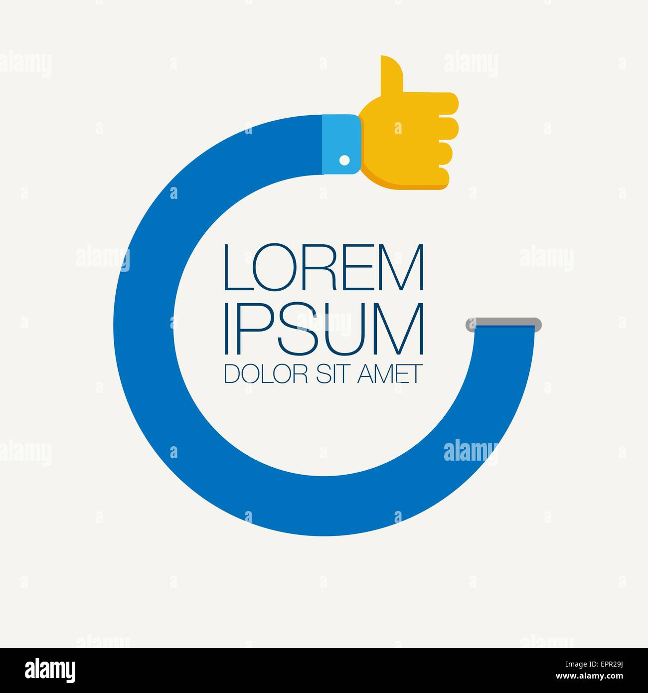 Thumbs up icons vector illustration. Human hand giving ok. Vector hand ...