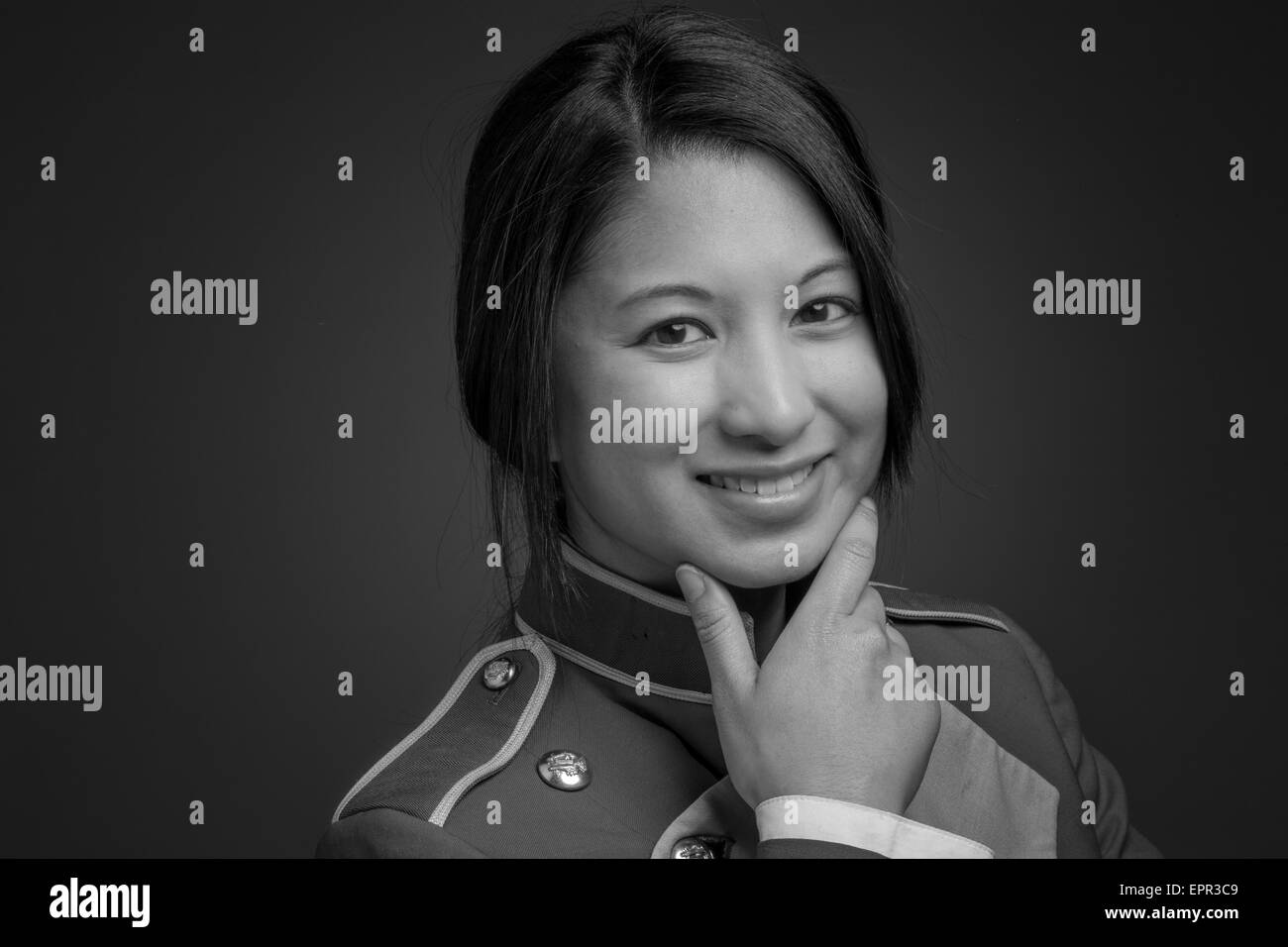 Model isolated confident Stock Photo - Alamy