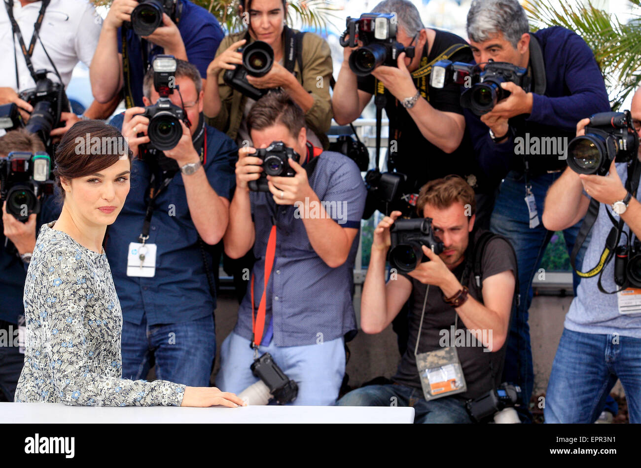 Cannes, France. 20th May, 2015. Rachel Weisz Actress Youth, Photocall ...