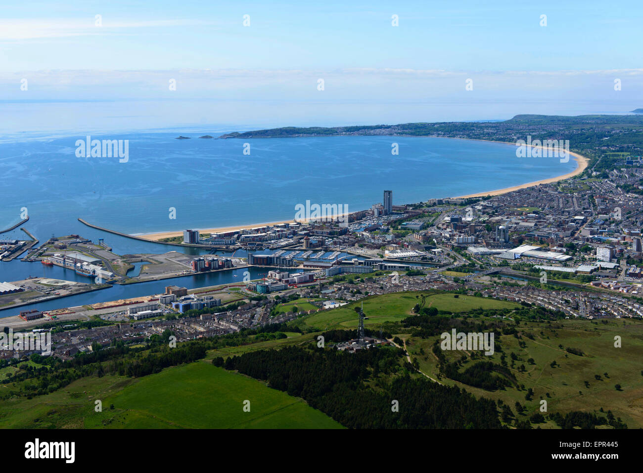 Swansea Wales Aerial High Resolution Stock Photography and Images - Alamy