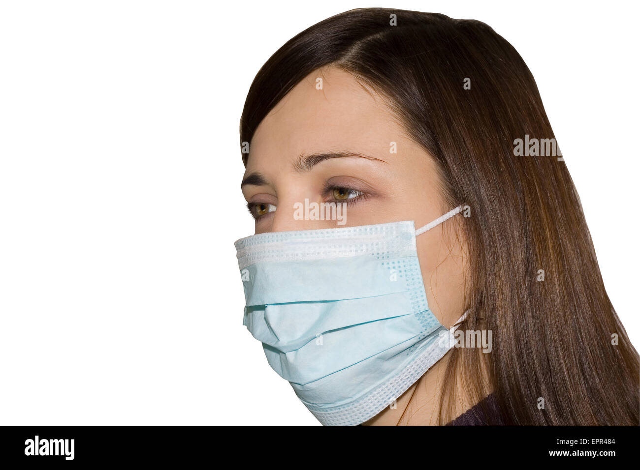 Cold flu illness women in medicine healthcare mask Stock Photo - Alamy