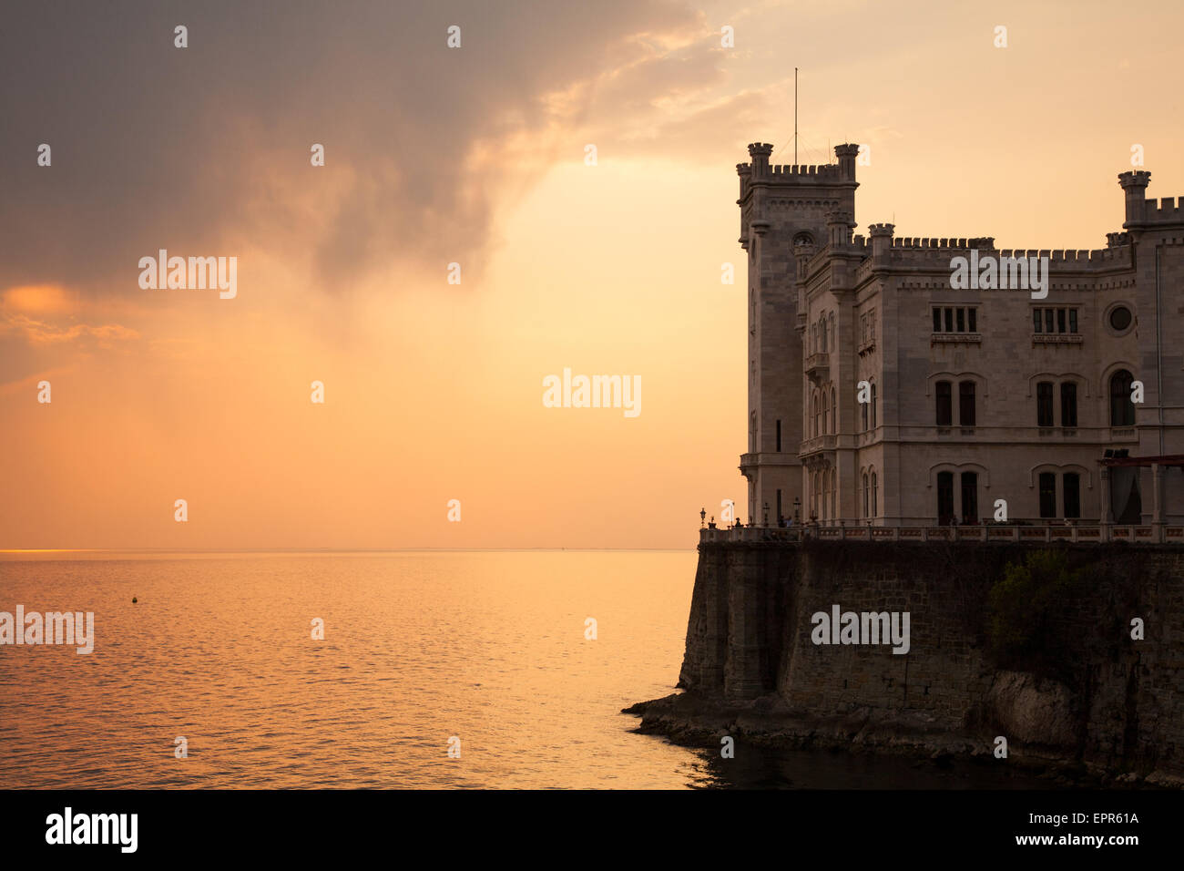 Castello di Miramare (Miramare castle) was built in 1855-60 for ...