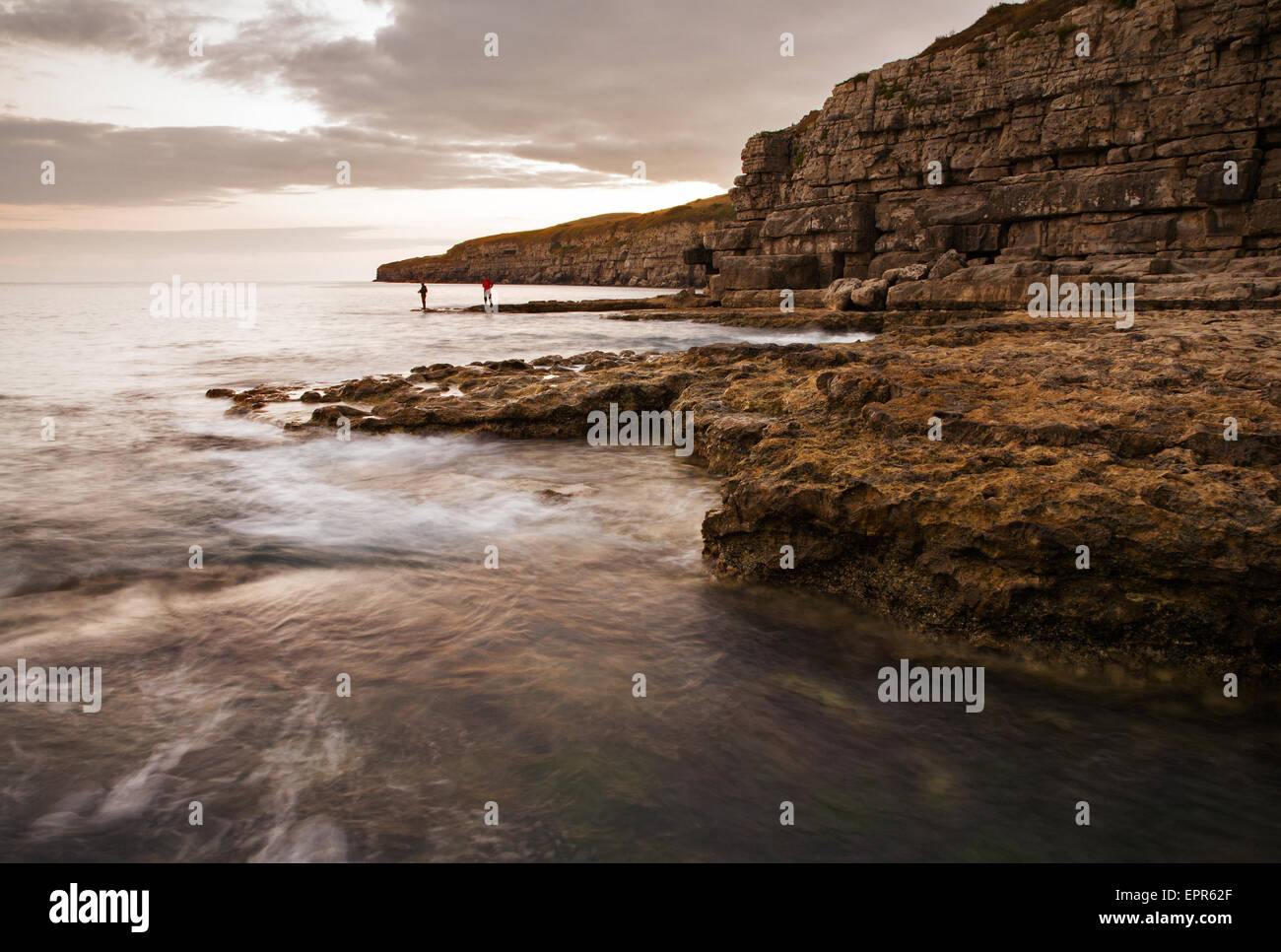 Seacombe Bay and Cliffs on the Jurassic Coast in Dorset, England ...