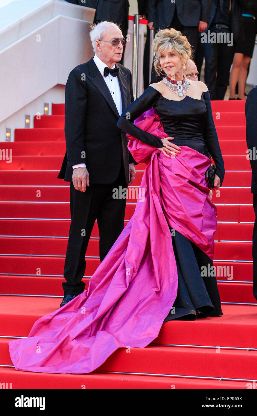 Cannes, France. 20th May, 2015. Jane Fonda, Michael Caine Actors Youth ...