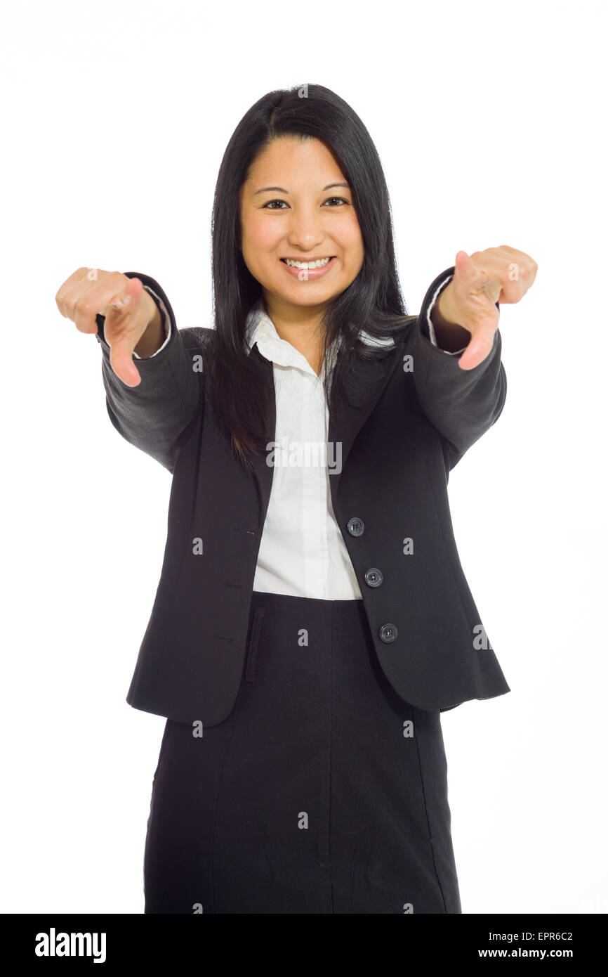 Model isolated on plain background in studio Stock Photo - Alamy