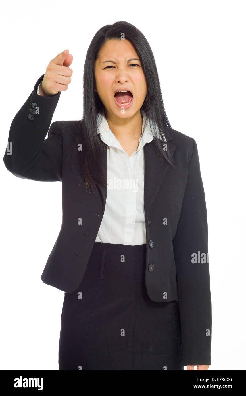 Model isolated on plain background in studio Stock Photo - Alamy