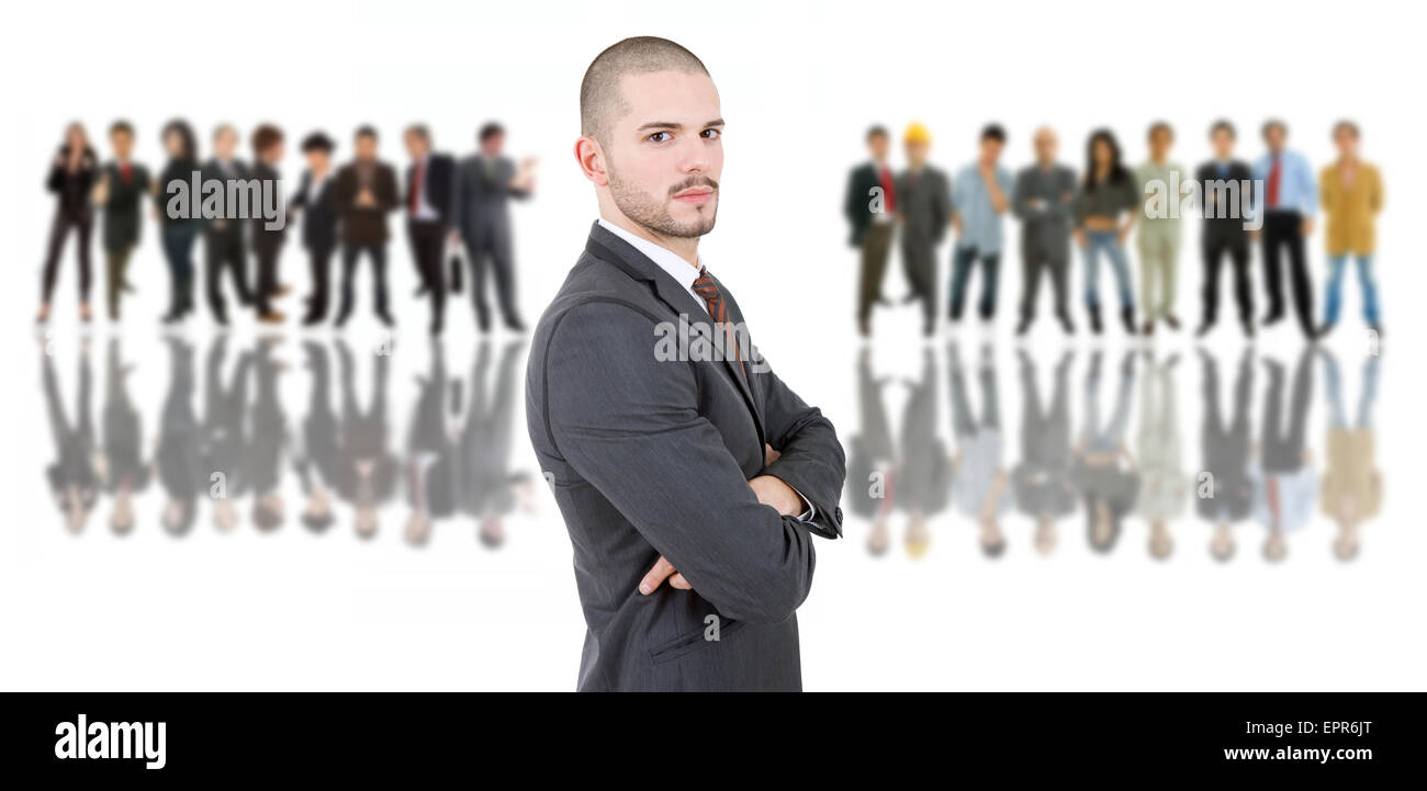Positive business group in face hi-res stock photography and images - Alamy