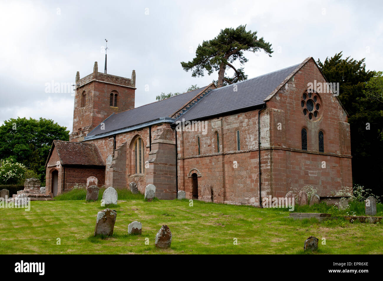 St. Mary`s Church, Shrawley, Worcestershire, England, UK Stock Photo ...
