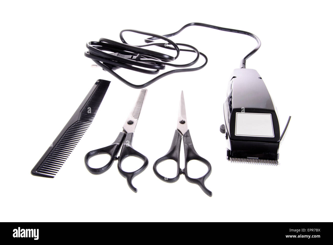 Comb and scissors hi-res stock photography and images - Alamy